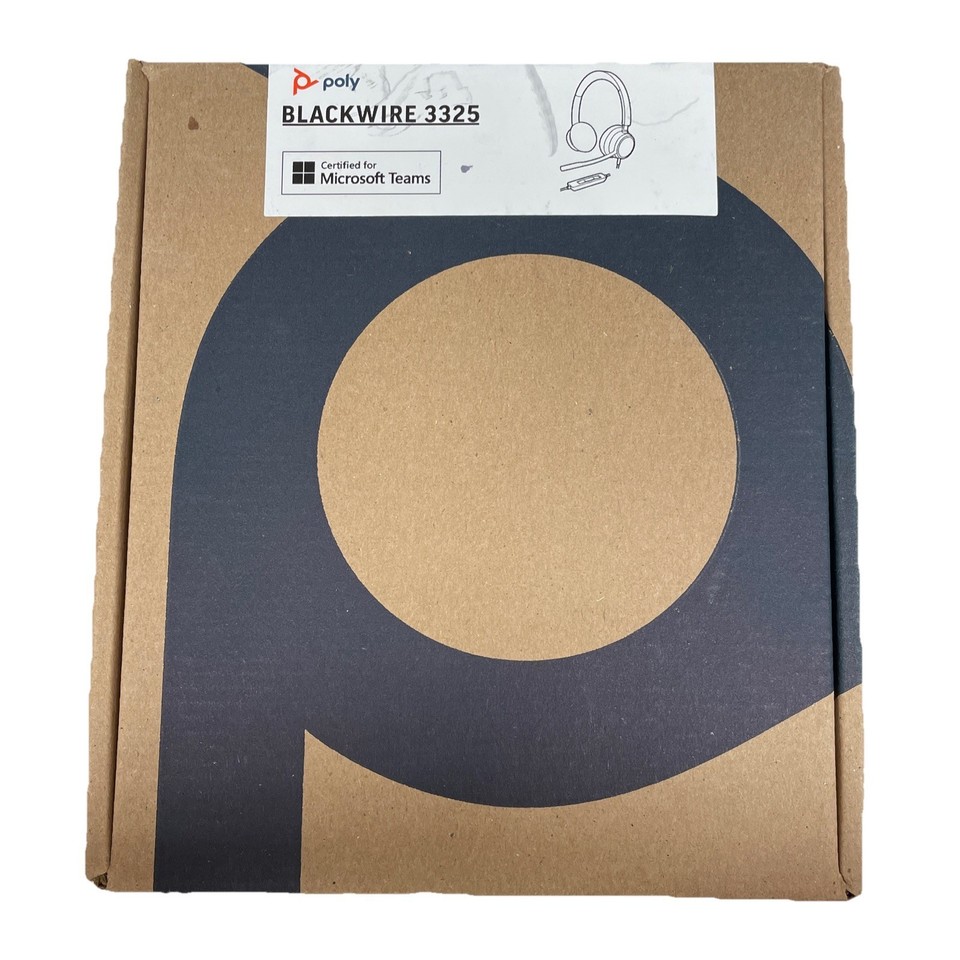 Plantronics Poly Blackwire 3325 USB-A Headset | eBay