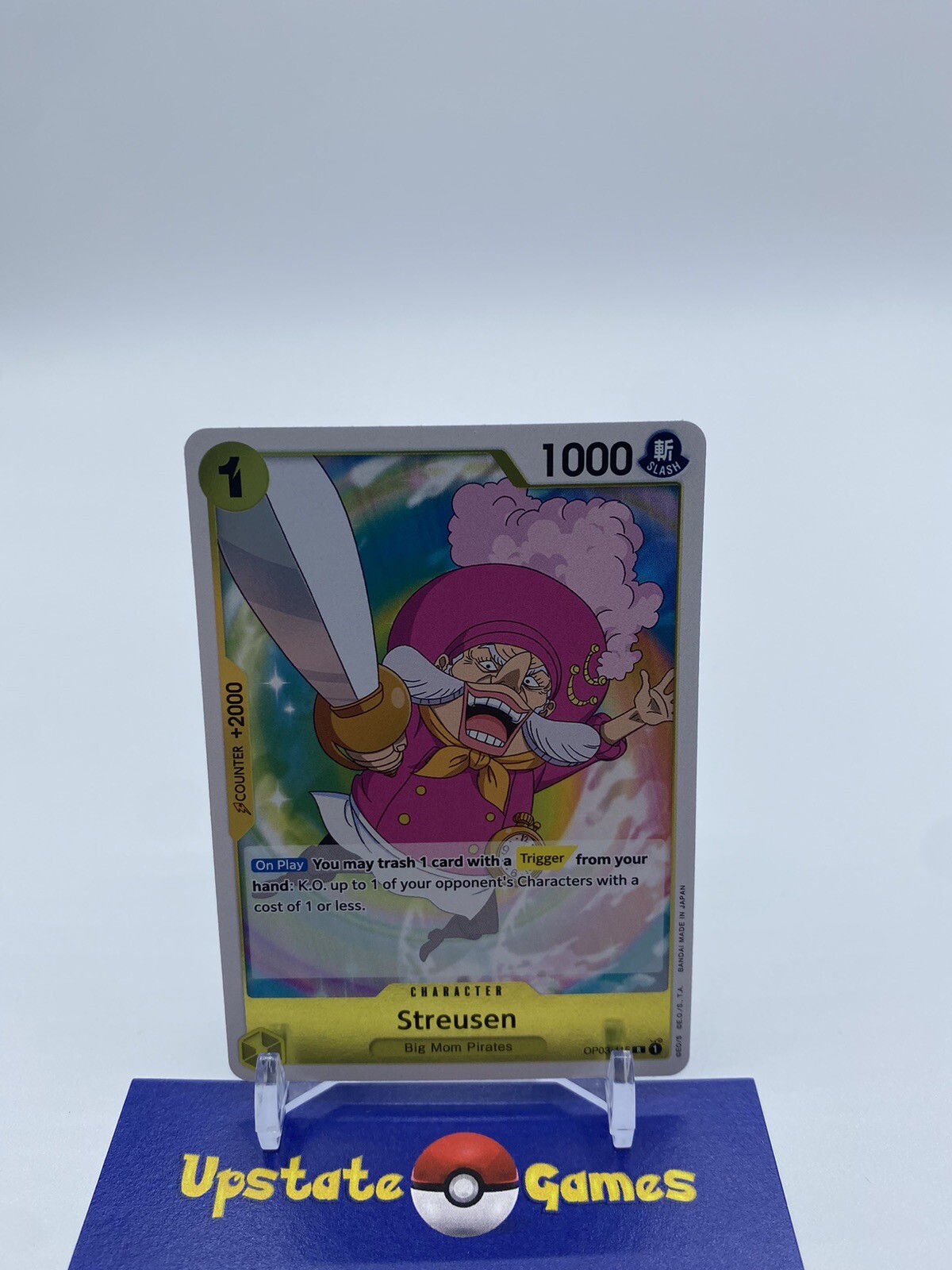 One Piece Card Game Streusen OP03-115 Rare Pillars of Strength English ...