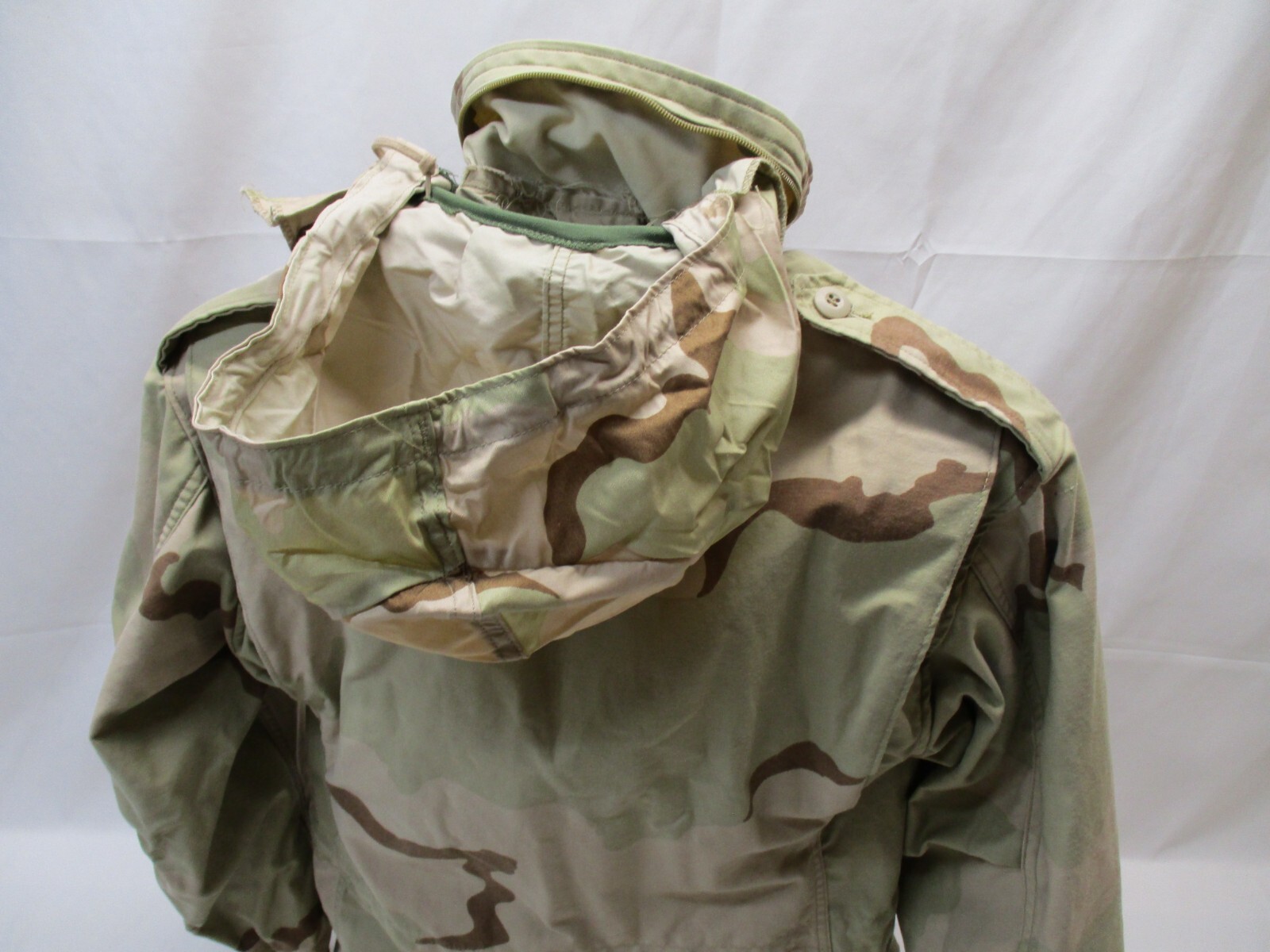 GENUINE USGI ARMY FIELD JACKET DESERT DCU CAMO COAT M-65 COLD WEATHER ...