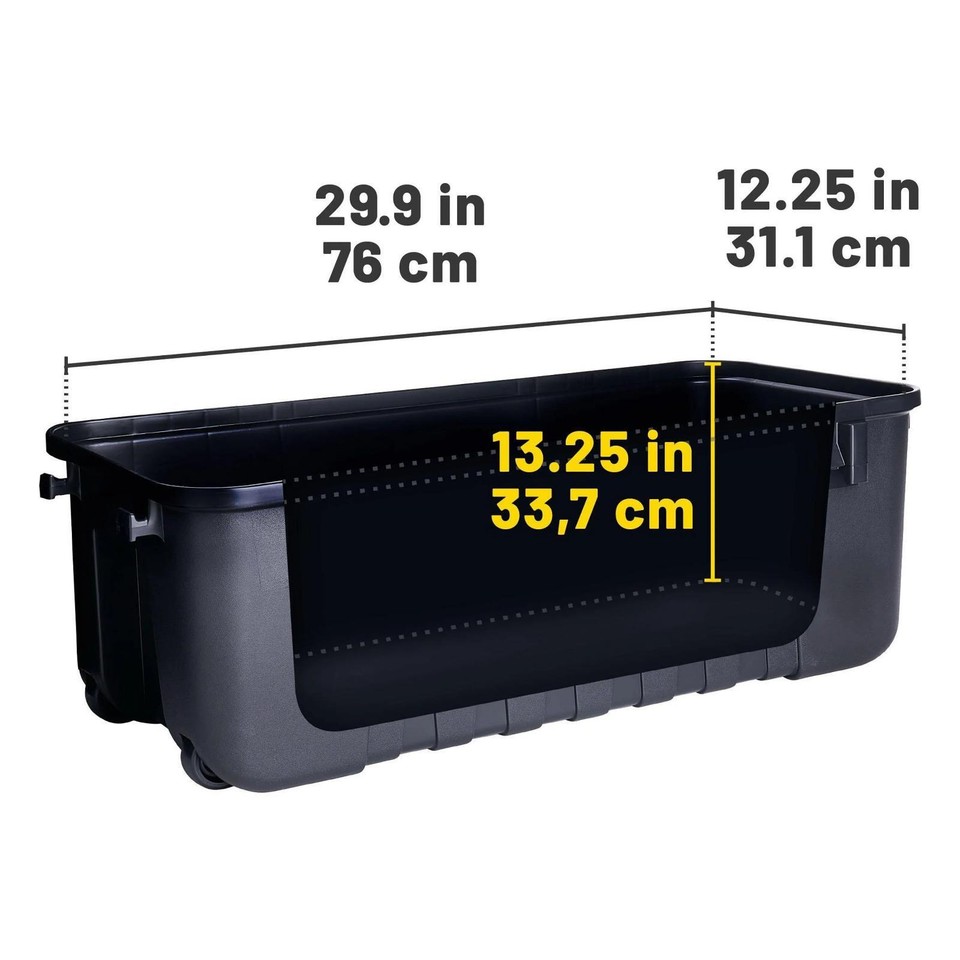 Sportsmans Trunk 27-Gal Heavy Duty Lockable Wheeled Angler Storage Box ...