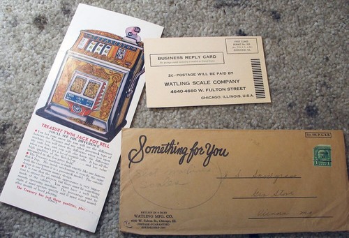 Original Watling Slot Machine Literature | eBay