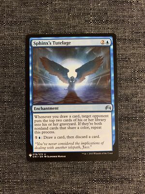 Sphinx’s Tutelage | Mint | Mystery Booster | Magic The Gathering MTG | eBay