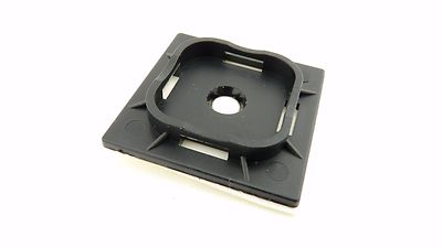 10 x Extra Large Size Black Plastic Self Adhesive Stick On Cable Tie ...