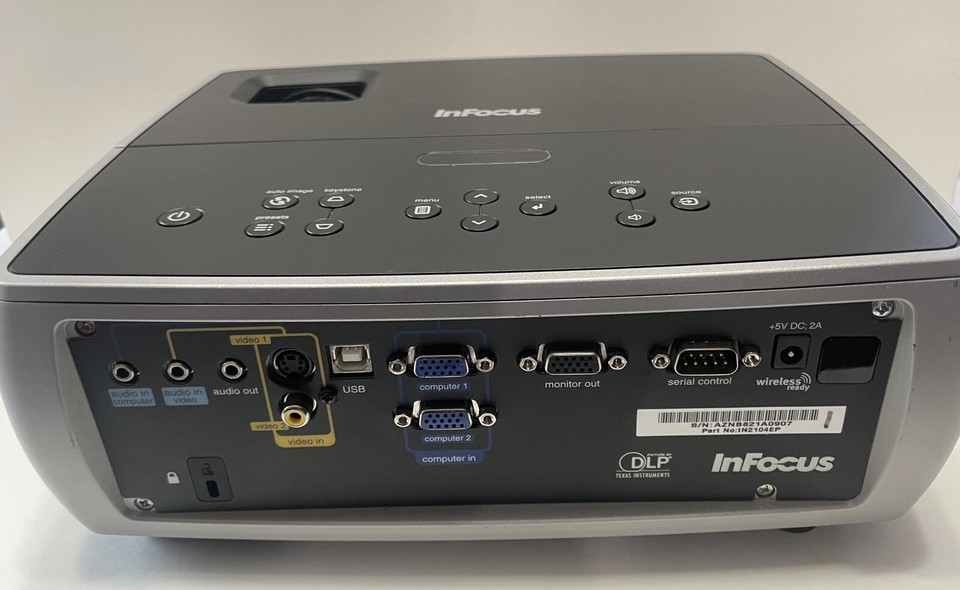 InFocus IN2104 DLP Projector 2500 | eBay