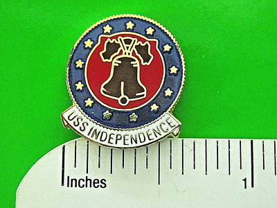 USS INDEPENDENCE - hat pin , lapel pin , tie tac , hatpin GIFT BOXED ...