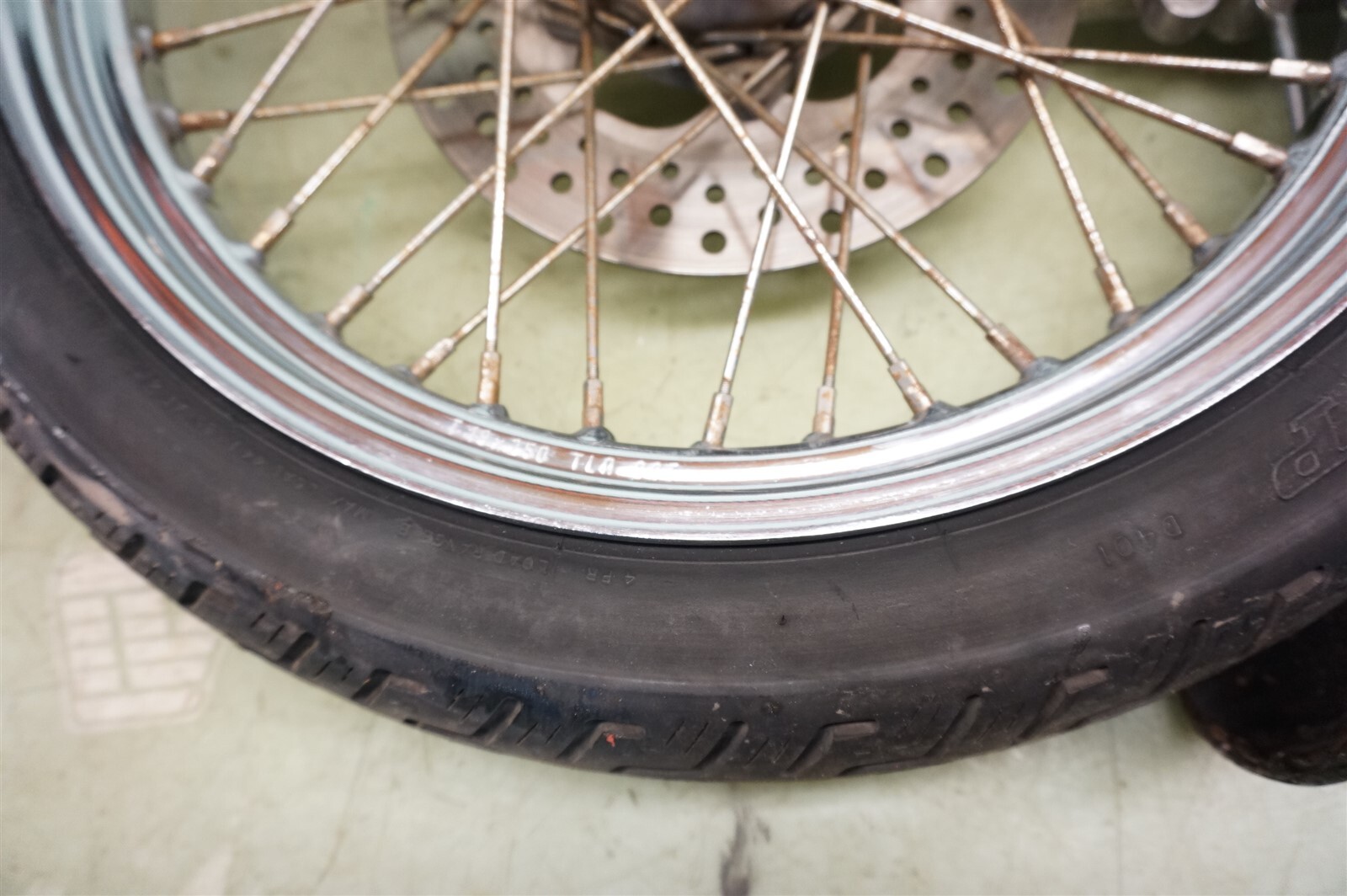 Harley Davidson Ironhead Sportster Superglide Disc Narrow Glide Front ...