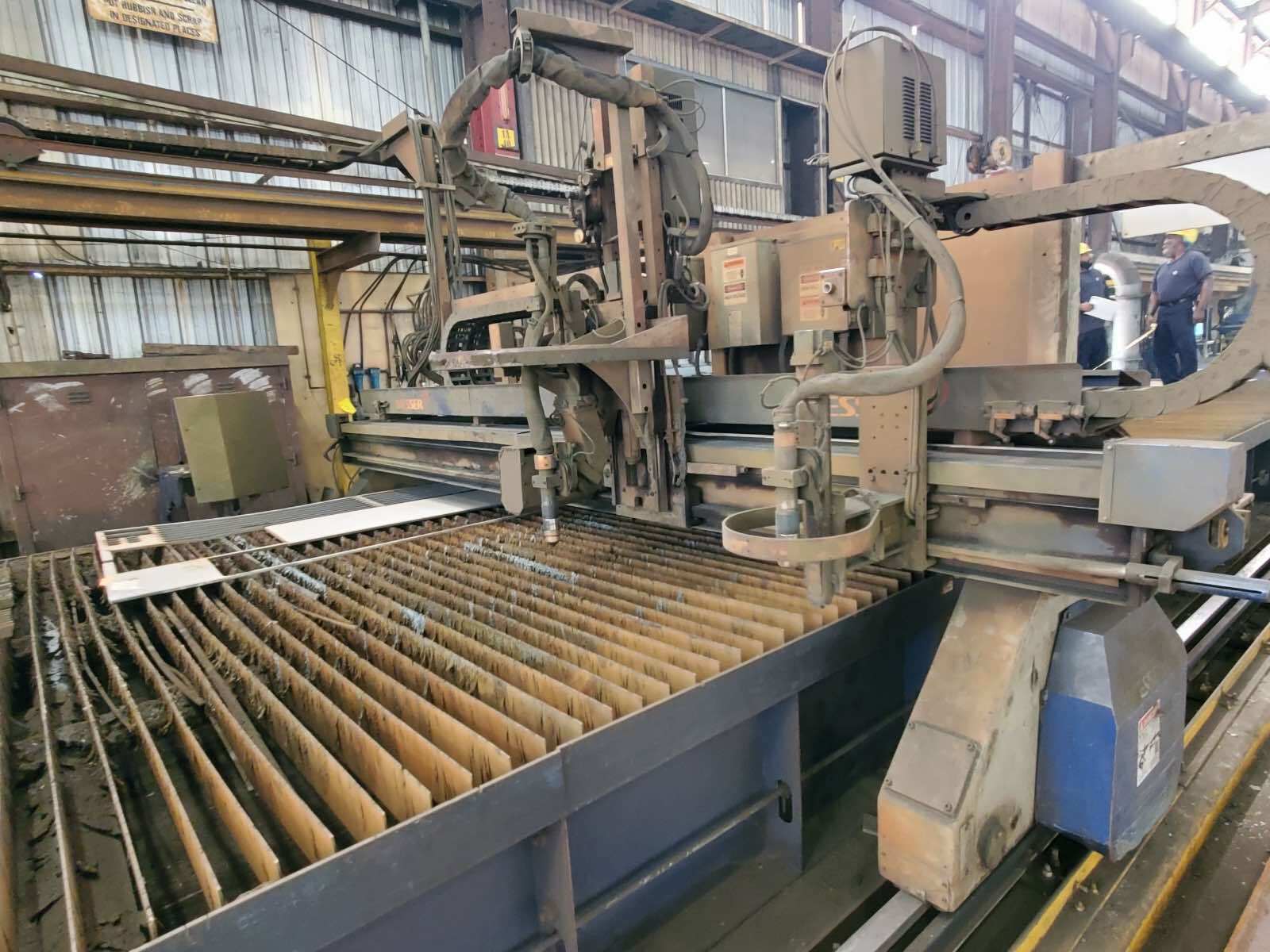 Pre-Owned 12' X 56' Messer Model MPC 2012LP Plasma System Burn Table | eBay