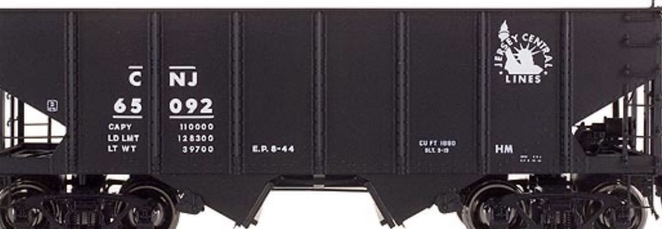 ATLAS [3-Rail] JERSEY CENTRAL USRA 55t Coal Hopper (4-PACK ) O-Scale 8465 MASTER | eBay