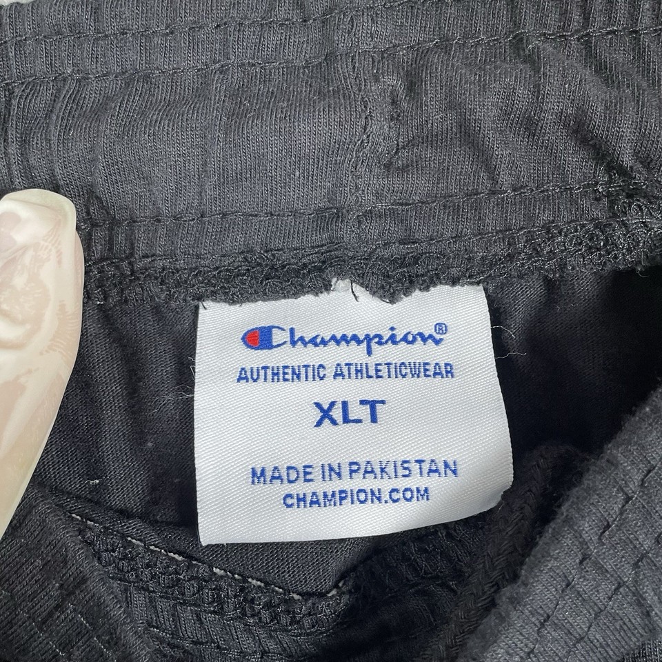 Champion Sweatpants Men's Size XLT (TALL) Black Activewear Gym New With ...