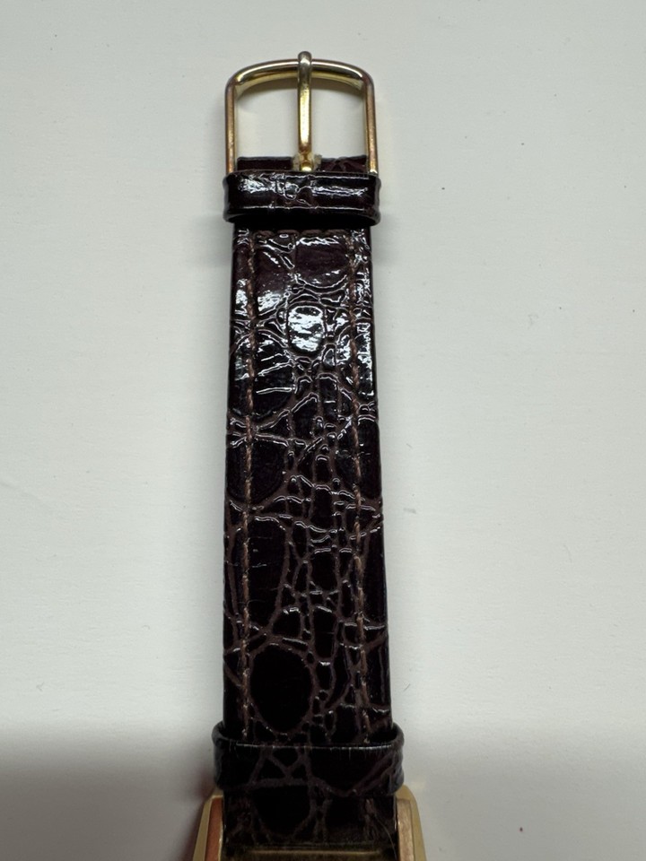 Vintage Bulova 7AK 10k Gold 21 Jewel Men’s Watch With Leather Band ...