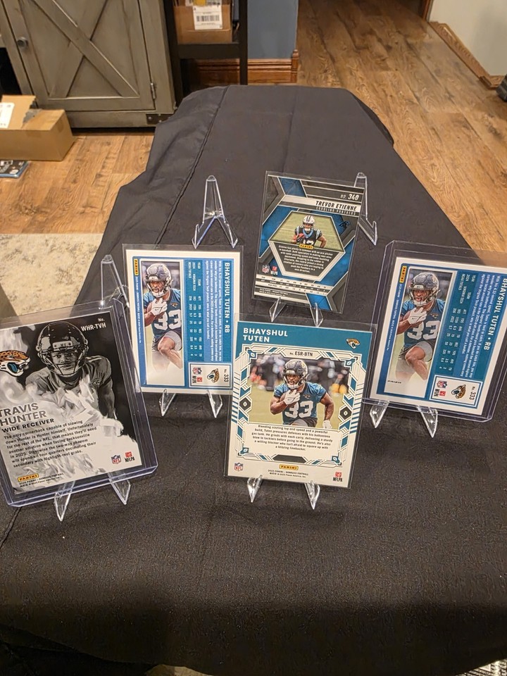 Travis Hunter & Bhayshul Tuten Jaguars Rookie Lot - 8 Cards - White Hot ...