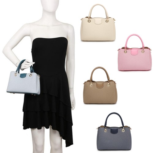 Boutique Denim Smart Woman Small Tote Shoulder handbag 3 compartments ...