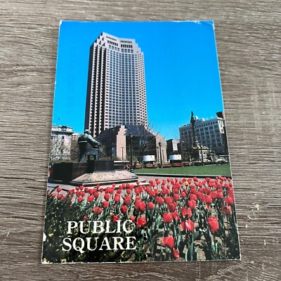 PostCard Cleveland Ohio Public Square In Bloom 1993 Postmarked vertical | eBay