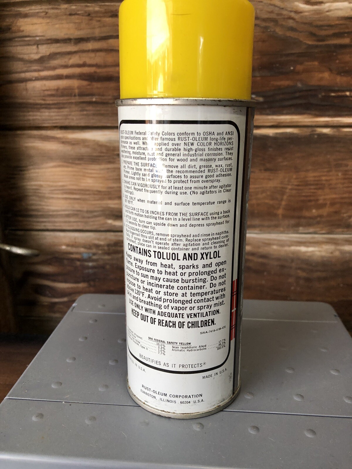 Federal Yellow Spray Paint