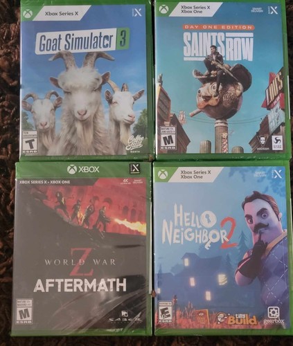 XBOX, XBOX ONE, XBOX SERIES X Games Lot bundle, Factory Sealed SHIPS ...