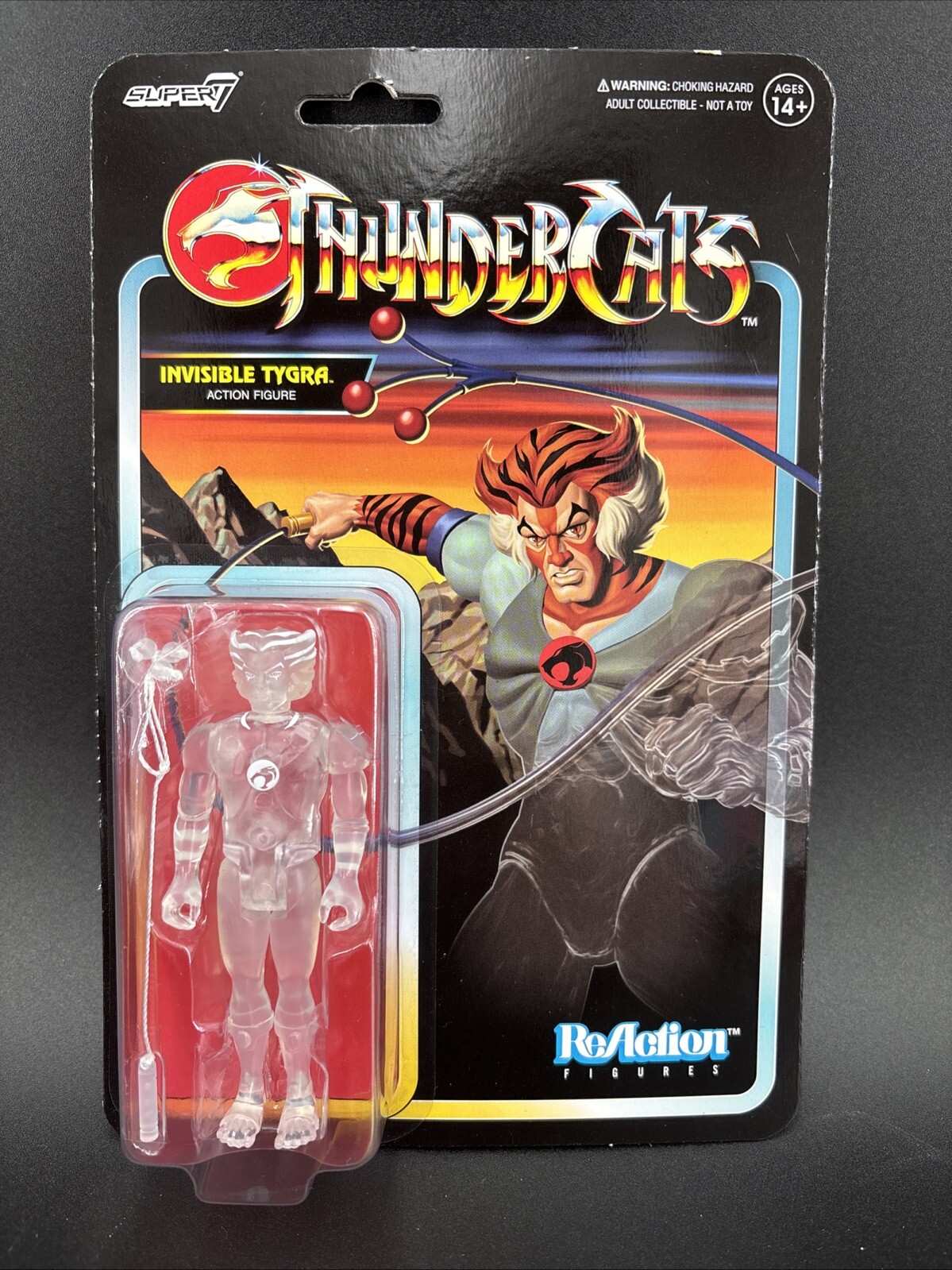 Super7 ReAction ThunderCats Invisible Tygra Action Figure Accessory Toy