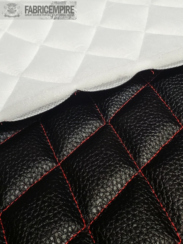 Quilted Vinyl Pebble Grain Texture Diamond 2" x 3" With 3/8" Foam ...