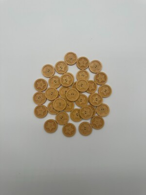 Super Mario Inspired Star Coins Party Decor 3D Printed Birthday Decor ...