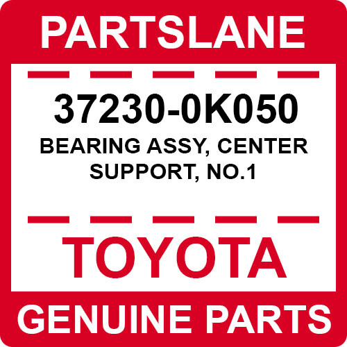 37230-0K050 Toyota OEM Genuine BEARING ASSY, CENTER SUPPORT, NO.1 | eBay