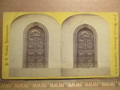1870s stereoview Bronze Door Rotunda, Washington DC, Holmes | eBay