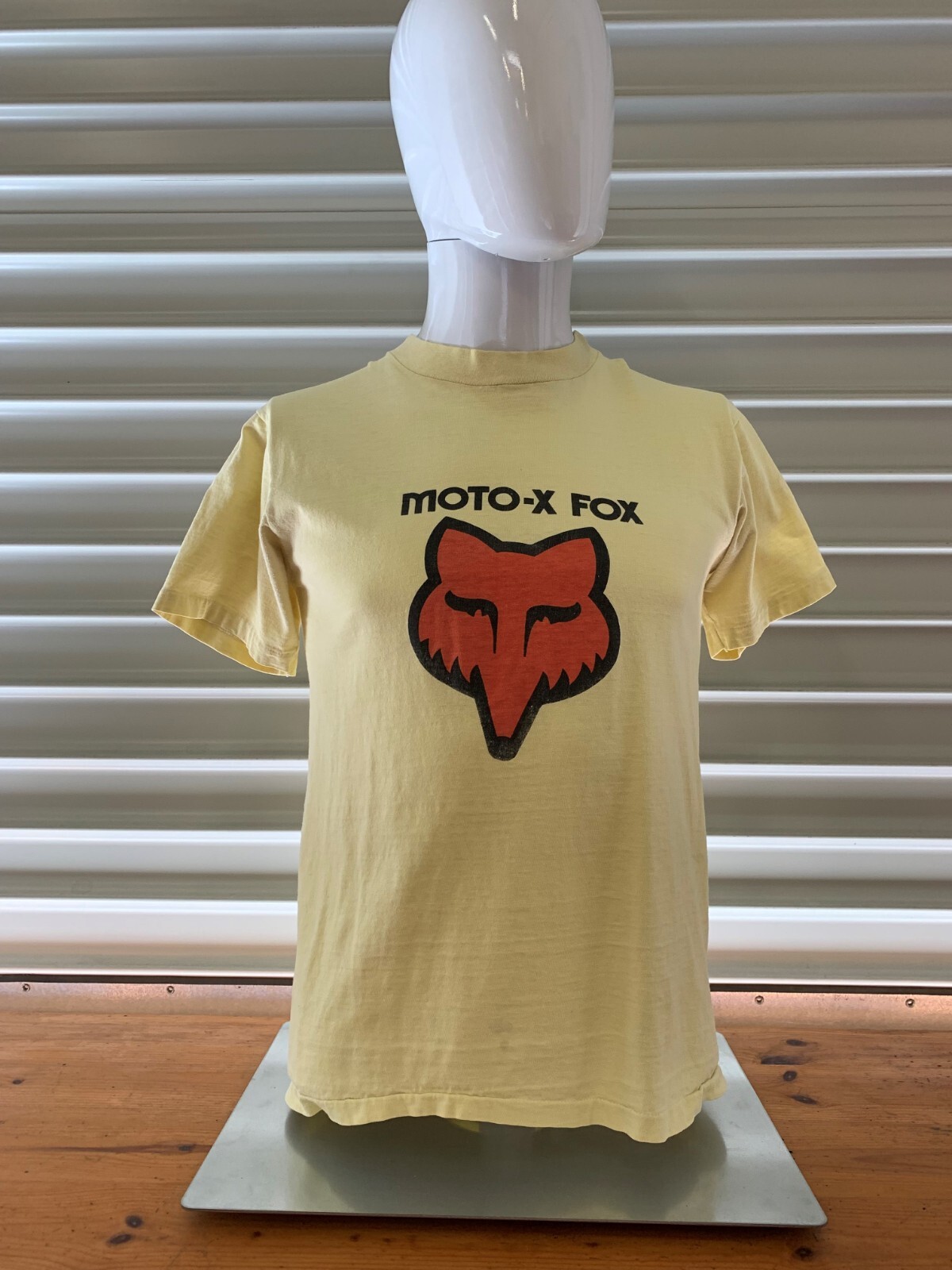 Vintage Moto-X Fox Yellow T-Shirt Supercross MotoX MX Racing Motocross ...