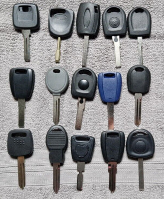 A TYPES OF CAR KEYS TRANSPONDER KEYS CUT + CHIP PROGRAMMED TO START THE ...