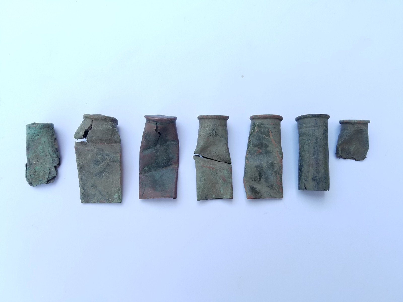 Lot of 7 Oregon Trail rifle casing relics Indian Wars Fur Trade Wagon ...