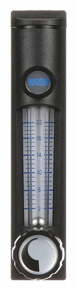 Brooks Instruments MR3A04SVVT Variable Area Flowmeter 2 to 22 SCFH Flow ...