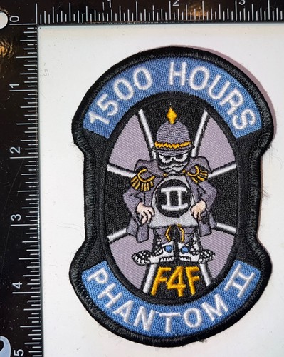 USAF US Air Force Phantom II F4F 1500 Hours Flight Time Pilot Patch | eBay