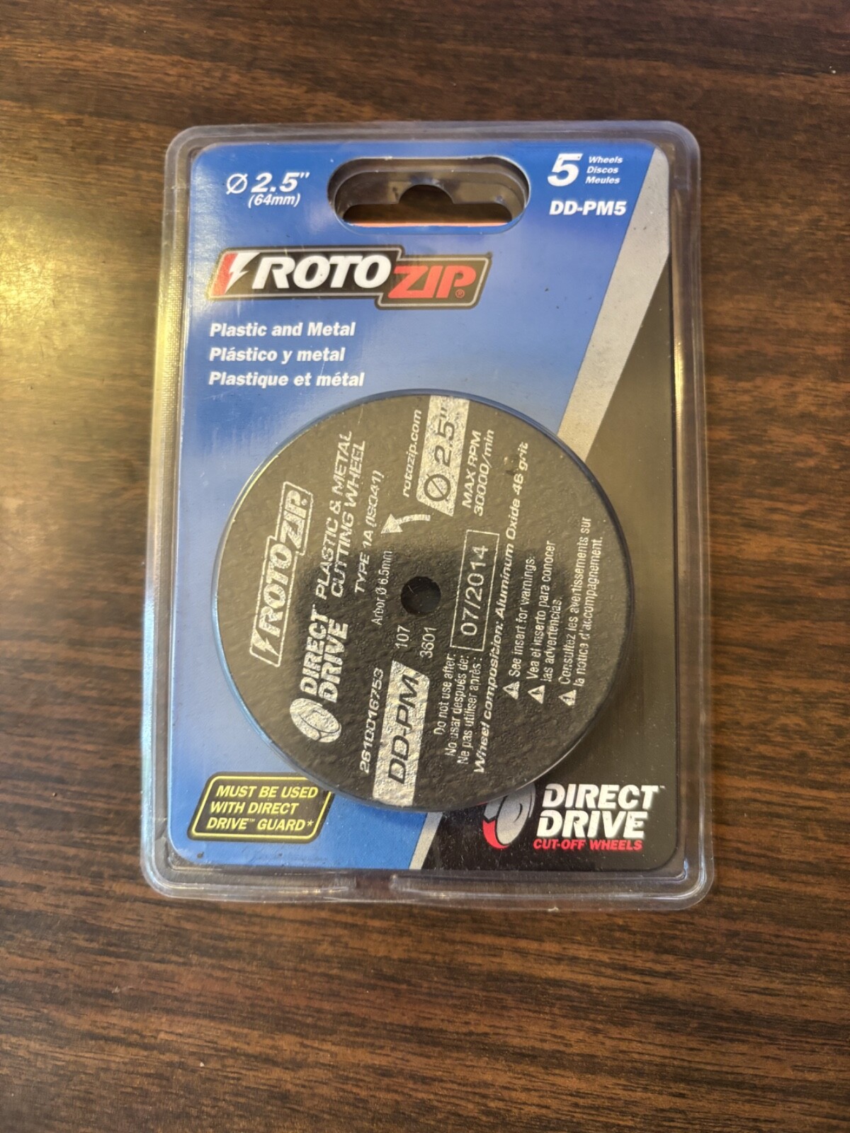 RotoZip Genuine Plastic & Metal Direct Drive Cut-Off Wheels (5pk) - DD ...