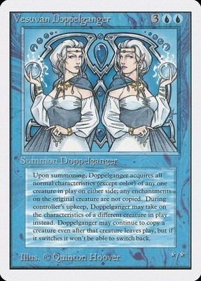 Magic MTG Unlimited Vesuvan Doppelganger HEAVILY PLAYED HP | eBay