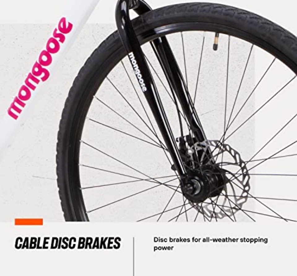 NEW Mongoose Mens Bike Gravel Define 28 Inch 700 C Tyre New Boxed white RRP 499£ | eBay UK