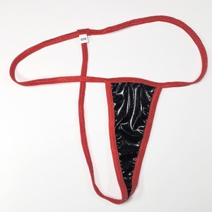 W801V Black PVC String Thong Black Womens Ladies | eBay