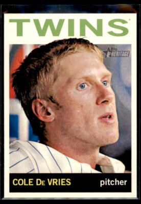 2013 Topps Heritage Cole De Vries RC #371 Minnesota Twins | eBay