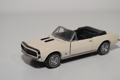 B7 1:43 FRANKLIN MINT CHEVROLET CAMARO SS CREAM NEAR MINT CONDITION ...