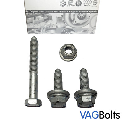 Genuine VW Rear Shock Top Mount Bolt Nut Kit M10x75 Golf Mk4 Polo Audi ...