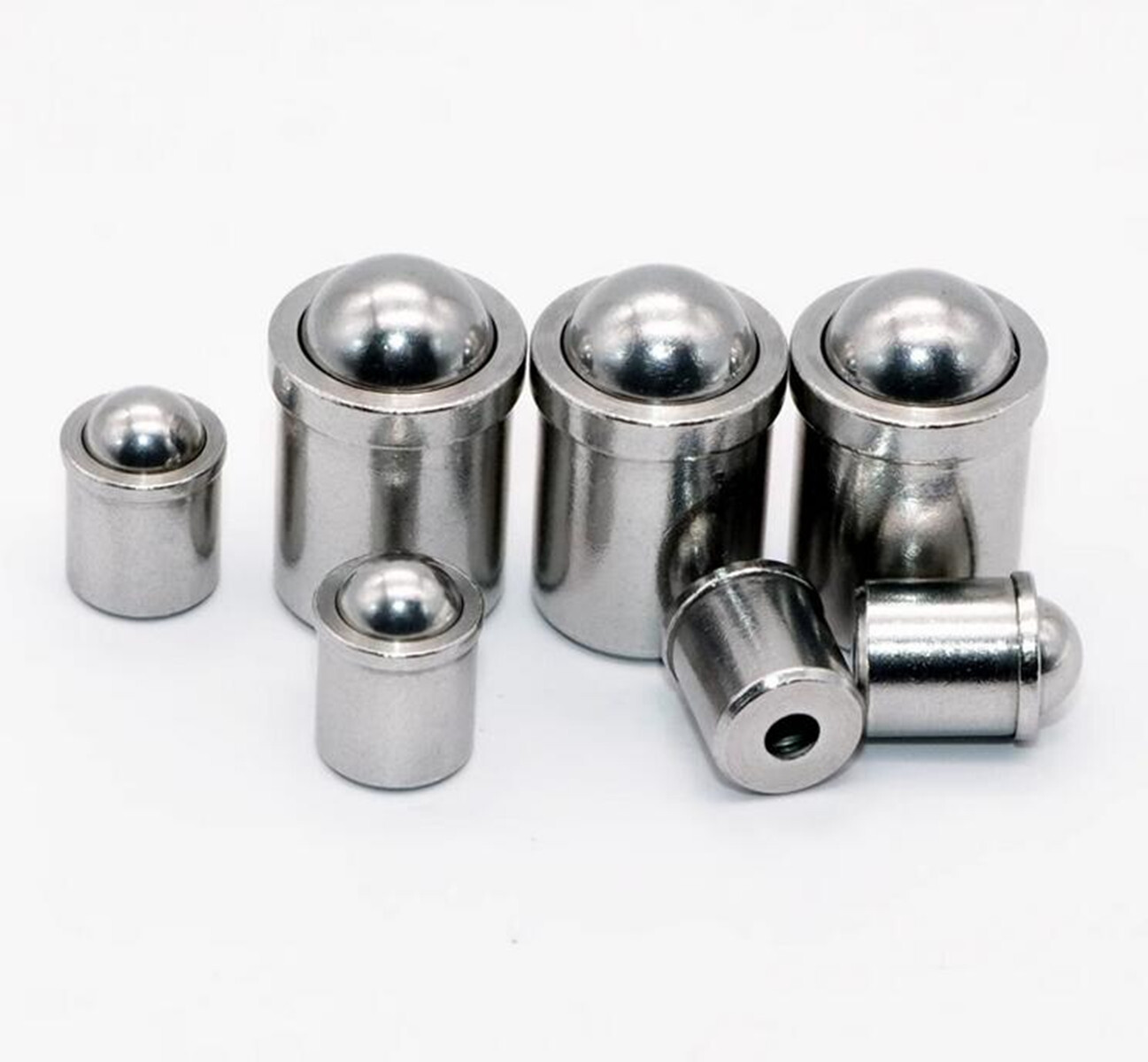 304 Stainless Steel Spring Ball Head Plunger Locating Bead Without ...