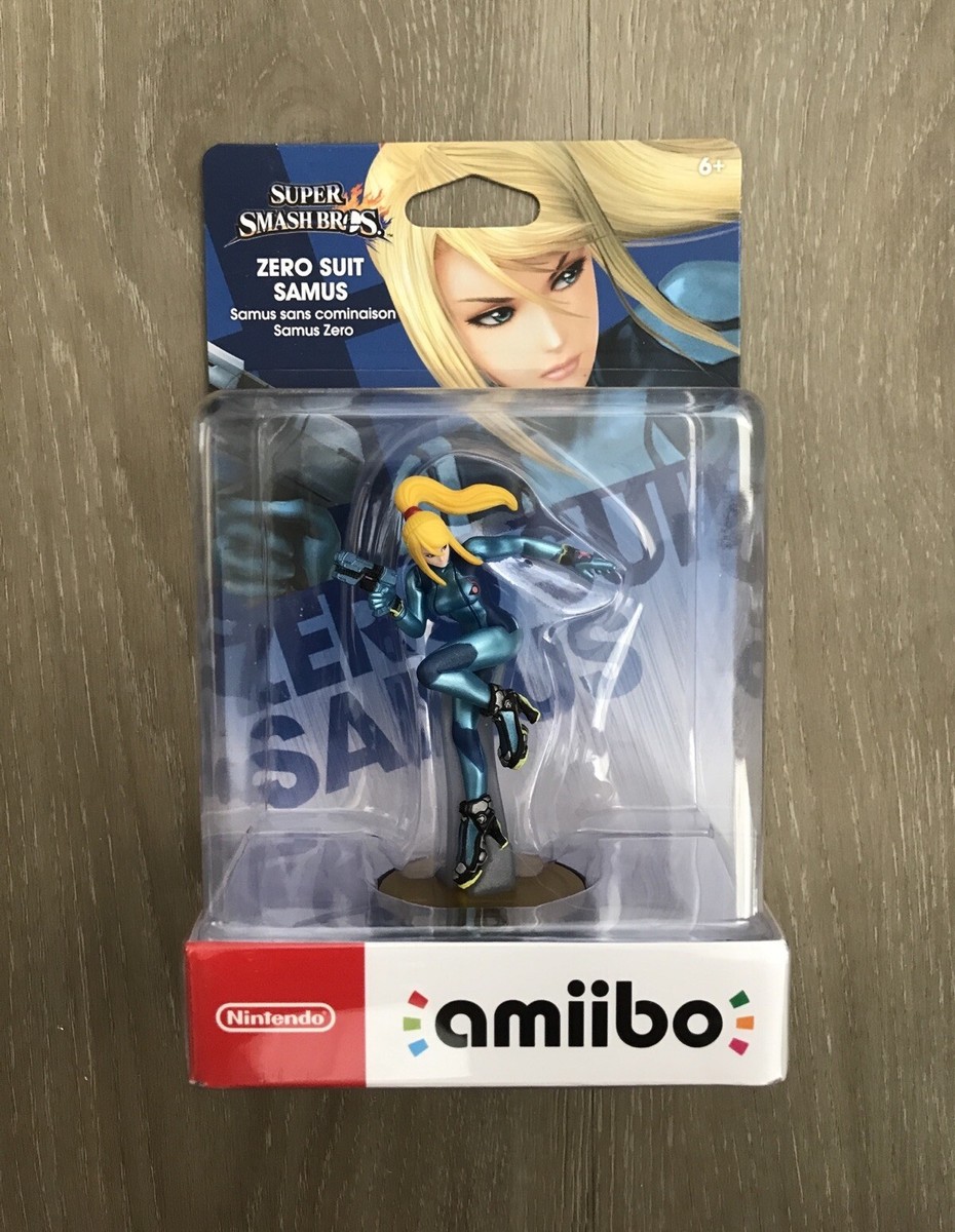 Nintendo Amiibo Super Smash Bros Zero Suit Samus Nintendo Amiibo Super