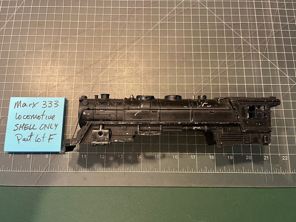 Marx Train 333 Locomotive Engine DIECAST METAL LOCO SHELL ONLY PART LOT ...