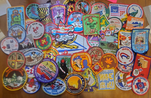 BSA Mixed Lot of 50 different Scouting patches, have 6 bags in lot #6 ...
