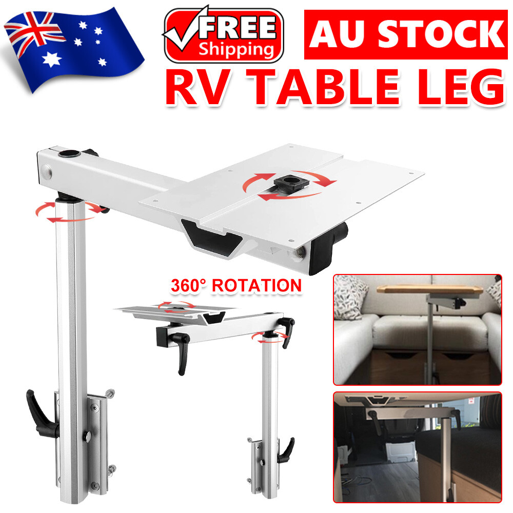 Height Adjustable RV Table Leg Swivel Foldable Marine Motorhome ...