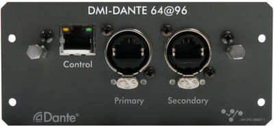 DiGiCo MOD-DMI-DANTE2 64-Ch I/O Option Card for S and SD-Series Digital ...