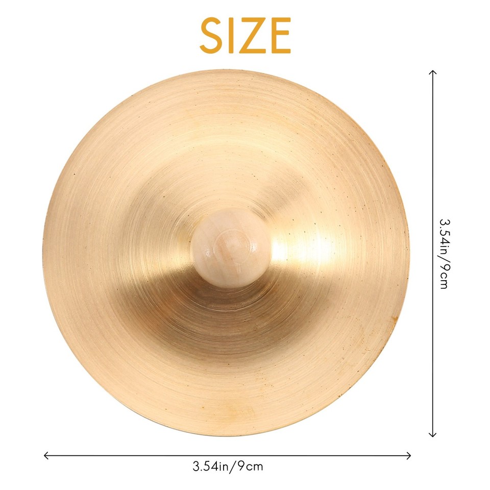 9cm Hand Percussion Copper Cymbals Children Musical Instrument ...