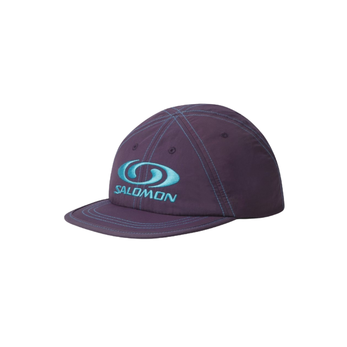Salomon Link 6 Panel Cap - Purple Sports Baseball Hat | eBay