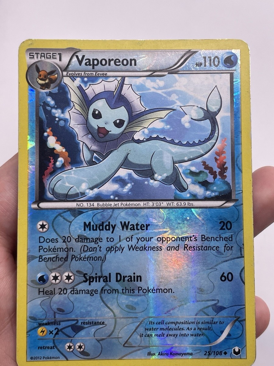 Vaporeon Dark Explorers Pokemon Card Review Dark Explorers 40 Minun