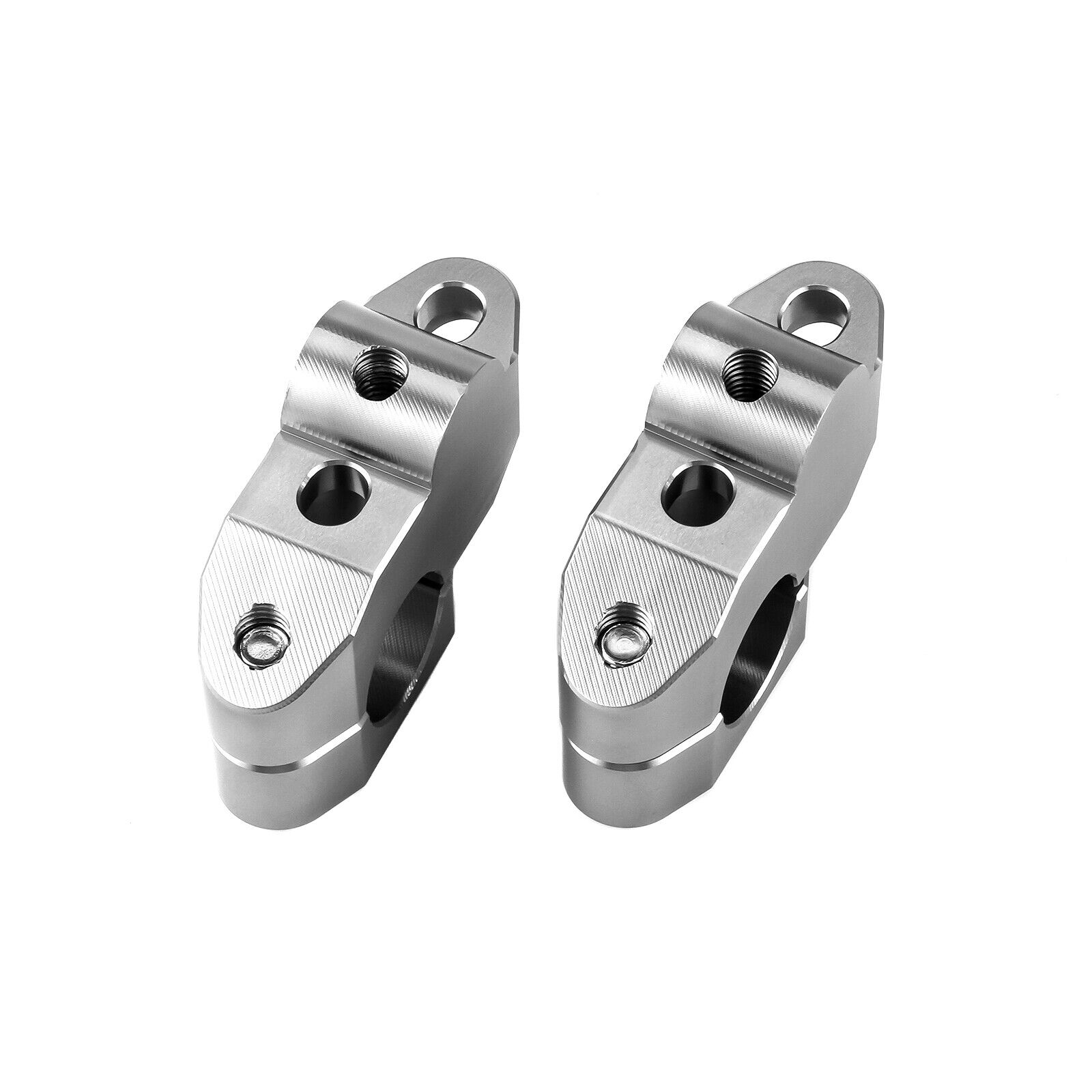 7/8" Handle Bar Clamps Extend Motorcycle General 22mm Handlebar Riser ...