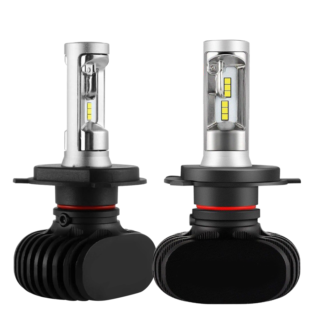 2pcs H4 9003 LED Headlight Globes Kit Hi/Lo Beam 8000LM 6500K Super ...