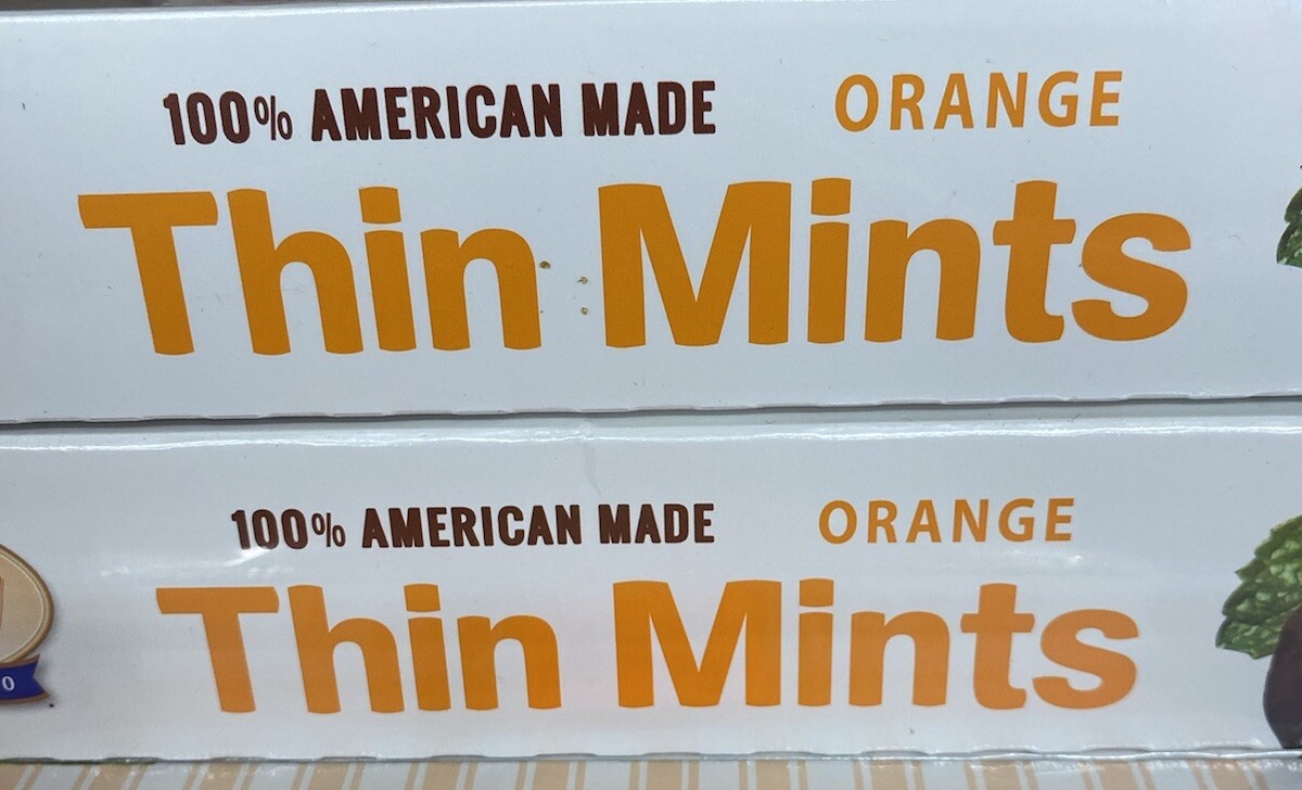 Zachary Orange Thin Mints 5.5oz (2 Boxes) Made in USA Mint Dark ...