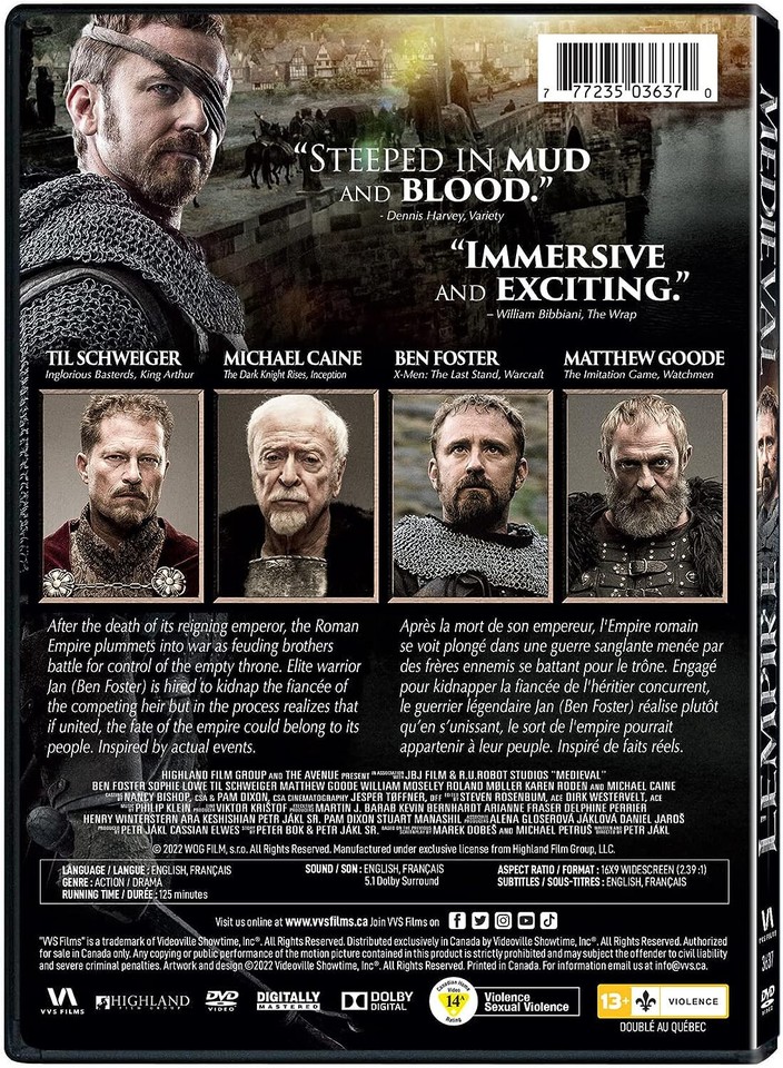 Medieval. (DVD) 2022 Til Schweiger, Michael Caine, Ben Foster NEW | eBay