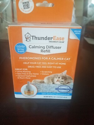 ThunderEase Calming Diffuser Refill Pheromones For Cat 30 Day Refill | eBay